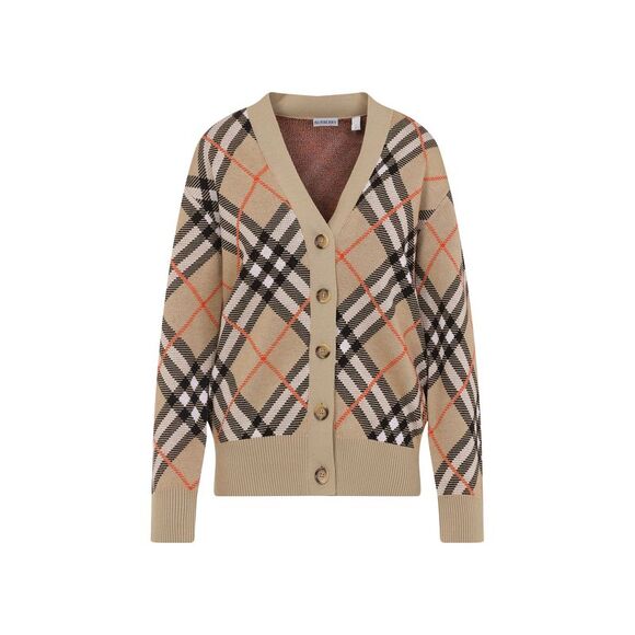 Burberry | Sweaters | Burberry Check Cardigan Women | Poshmark